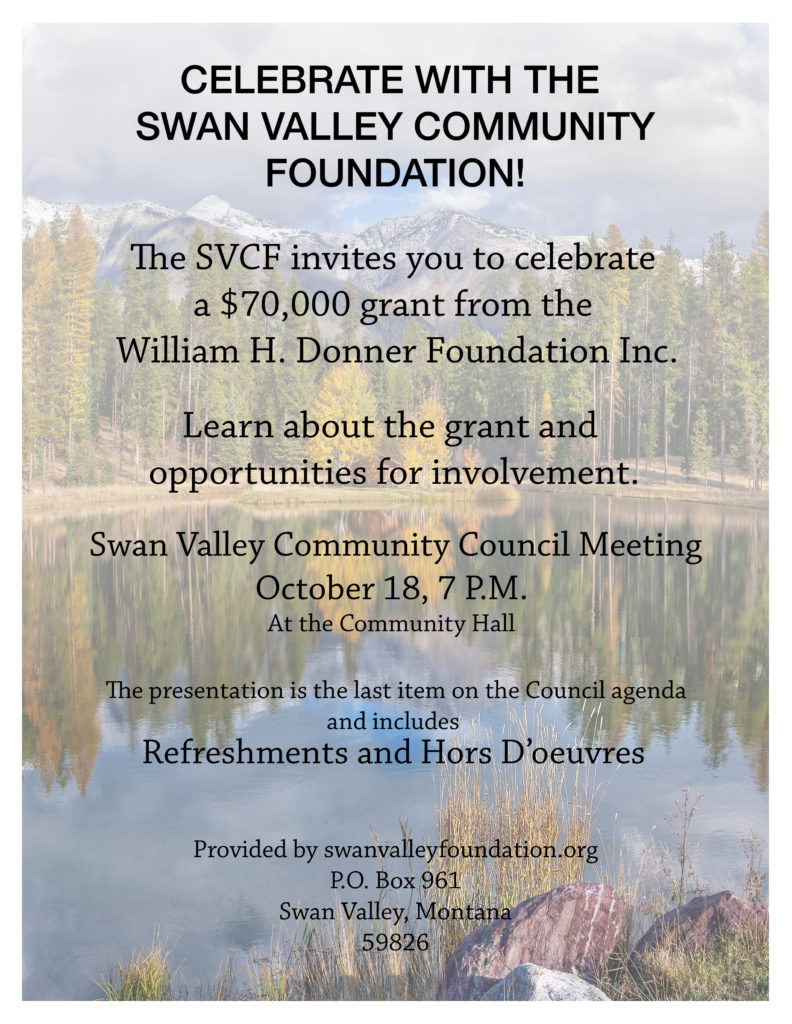 Swan Valley Community Foundation | Serving the Upper Swan Valley